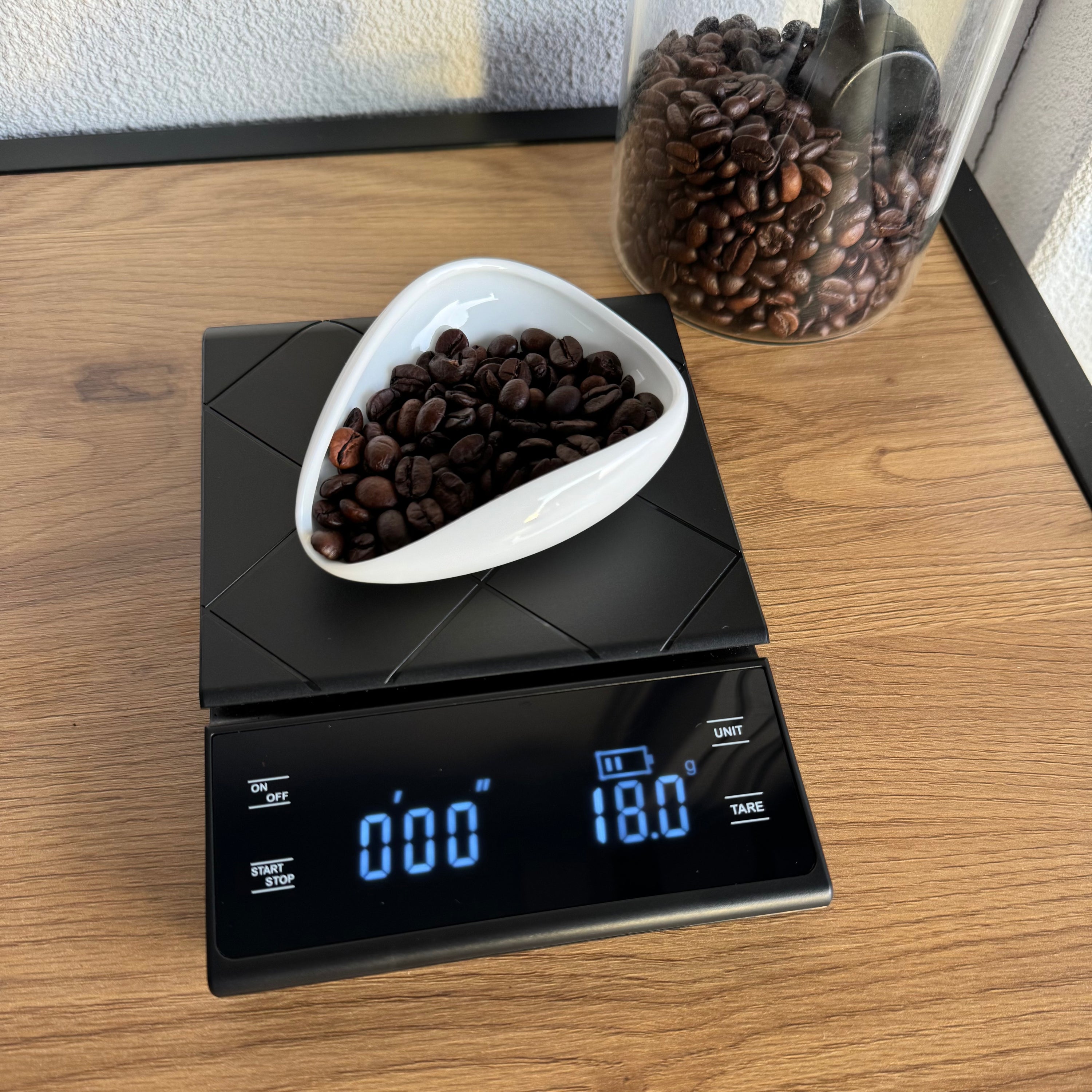 Doseerbakje koffiebonen - single dose cup – Mister Barista